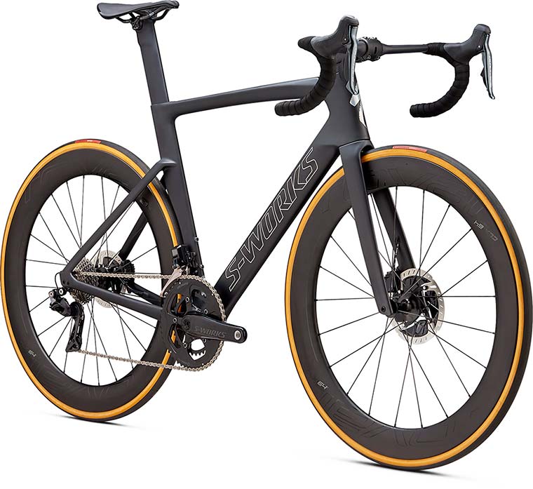 S-WORKS VENGE DISC DI2 BLK/SILHLG 49(49 サテン ブラック/シルバーホログラム/クリーン): BIKE ...
